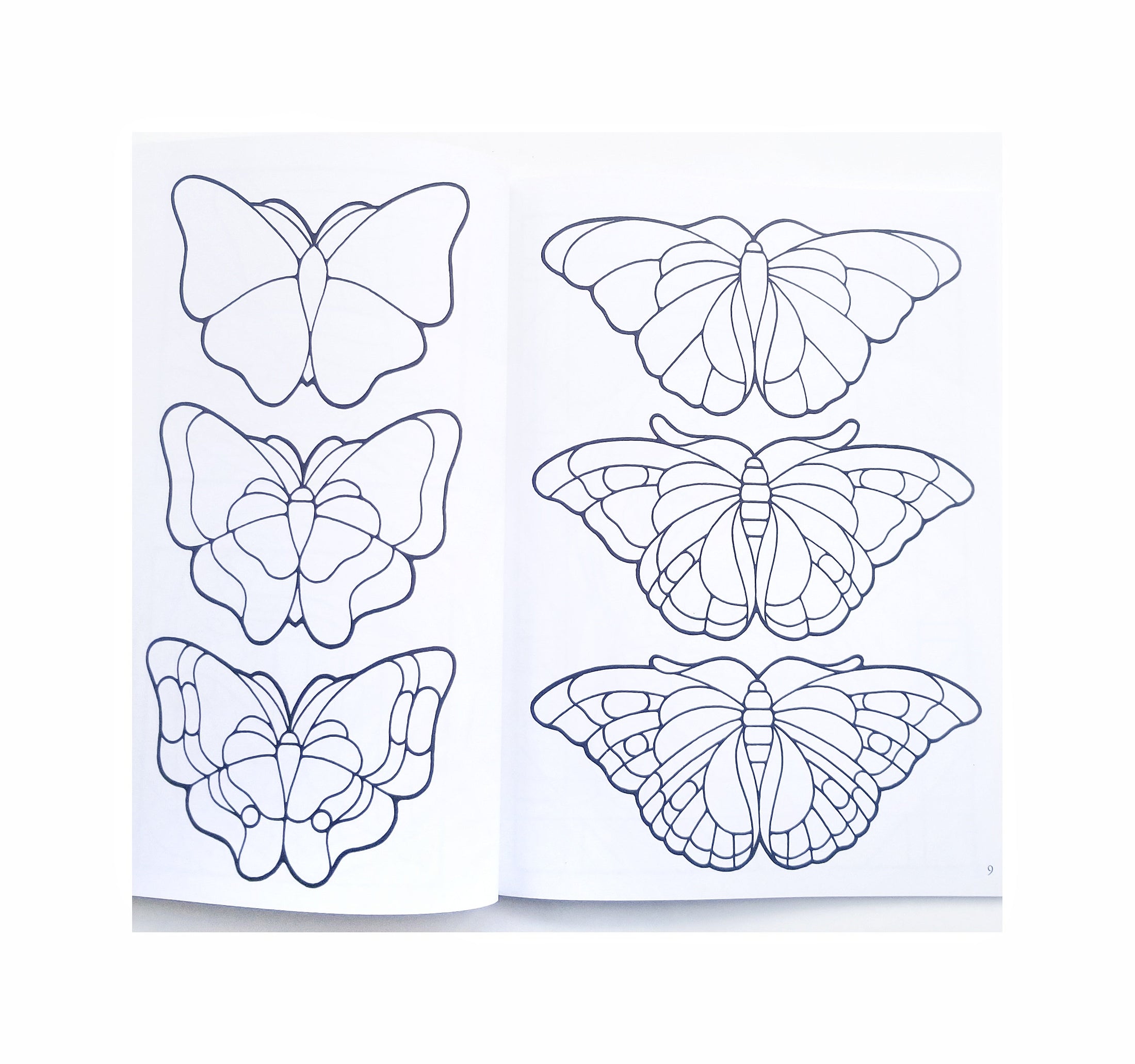 Birds & Butterflies Stained Glass Pattern Book. 94 Projects for Window ...